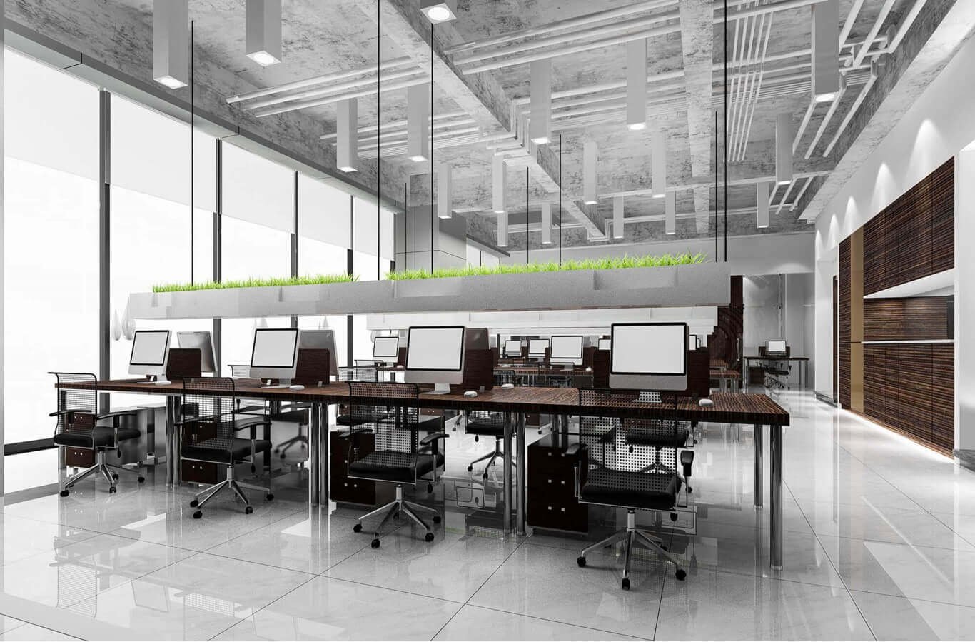 7 Creative Office Ceiling Design Ideas - Dezinespace